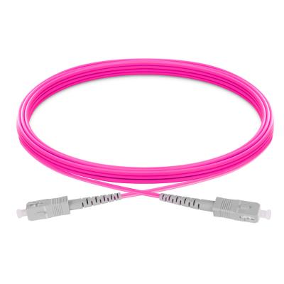 China Fiber Optic Patch Cord 3.0mm Fiber Jumper Cables SC-SC OM4 for sale
