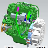 China 30~50HP Range Extender System Hybrid System for sale