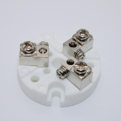 China SI33 Wiring Board Ceramic 3-way Connector Block for Thermocouple Head Terminal Block for sale