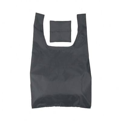China Low MOQ Small Reusable Folding Reusable Shopping Bags Polyester Fashionable Reusable Plastic Bag for sale