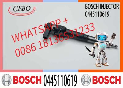 China Common Rail Injector Diesel Fuel Injector 0445110443 0445110442 0445110619 for Great Wall Hover H5 H6 2.0 TD Injector for sale