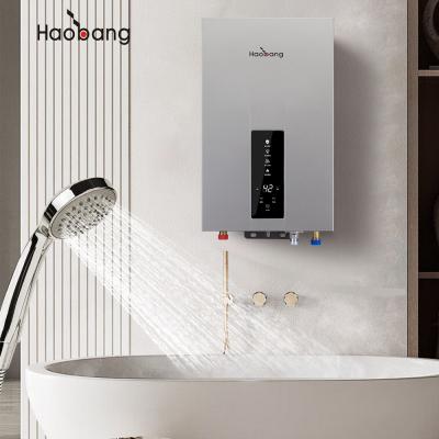 China LED Display Forced Exhaust Gas Water Heater 2.64 GPM Water Flow Rate Natural Gas for Quick Heating for sale