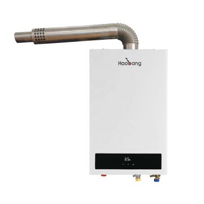 China 10L Forced Exhaust Gas Water Heater CE Certified Wall Mounted for sale