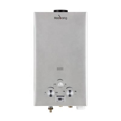 China 10L Tankless Gas Water Heater Flue Type 20KW LPG NG Household for sale