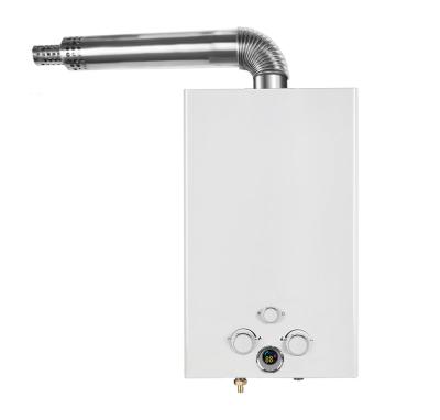 China 12L/Min 24KW Instant Gas Water Heater with Forced Exhaust and 1 Year Warranty for sale