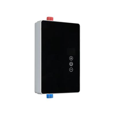 China High Strength ABS 6KW Tankless Water Heater with Connection Wires Section 4 Square MM Ideal Bathroom Shower Kitchen Hotel Basin Apartment Prefab for sale