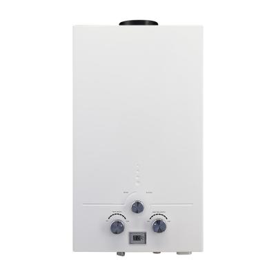 China LP Gas and Natural Gas Flue Gas Water Heater Featuring Copper Heat Exchanger and Overheat Protection Designed for Energy for sale