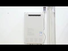 110-220V NG Natural Gas Water Heater Outdoor 18L With Double Pipe