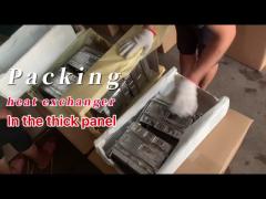 Packing heat exchanger in the thick panel