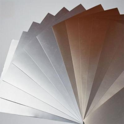 Cina 85GSM Gold Silver Vacuum Aluminum Metalized Paper Printing per imballaggi alimentari in vendita