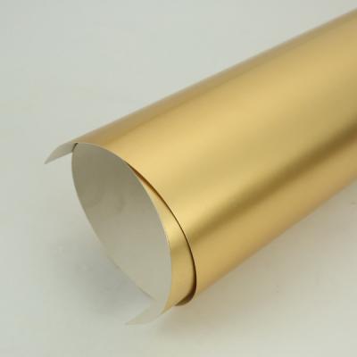 China 43gsm To 507gsm Golden Metallized Board Card Board Packaging for sale