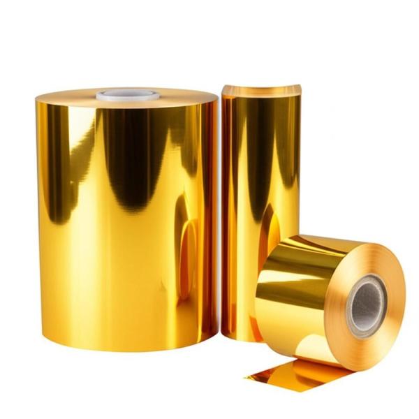 Quality Golden Vacuum Metallized Film for Pharmaceutical Industry The Ultimate Solution for sale