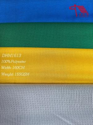 China 155GSM Polyester Wicking Knit Weft Mesh Breathable Lightweight for Sportswear for sale