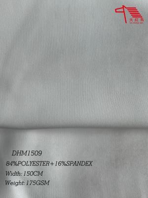 China 175GSM Single Jersey 4 Way Stretch Fabric for Sportswear 84% Polyester 16% Spandex for sale
