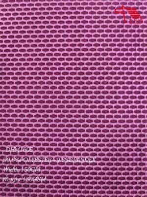 China High Stretch Large Mesh Moisture Wicking Fabric 150GSM for Sportswear for sale