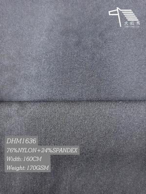 China 76% Nylon 24% Spandex Double Knit Fabric 4 Way Stretch 170GSM for sale