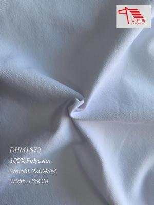 China Mechanical Stretch Polyester Twill Fabric Quick Dry Moisture Wicking 220GSM for sale