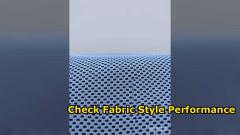 Cationic Check Fabric: Style Meets Performance
