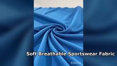 Soft Brushed Pique Fabric for Sportswear