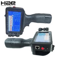 China Mobile Hand Held Label Printer Ink Jet Barcode Printing Machine for sale