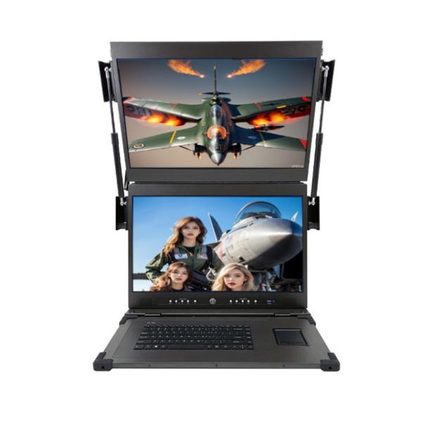 Quality Dual Screen Industrial Laptop Computer Multifunction Rugged Embedded PC Systems for sale