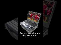 6600mAh Professional Video Switcher Livestreaming Machine Controllo PTZ