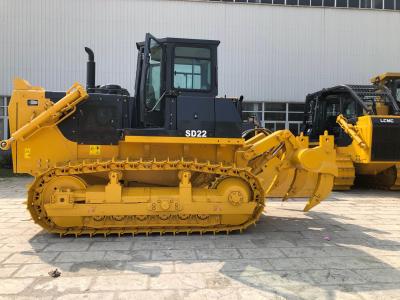 Cina bulldozer di 175kw SD22, bulldozer del cingolo 1800rpm con il serbatoio di combustibile 450L in vendita