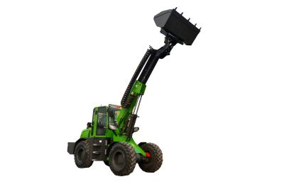 China 2,5 movimentação de quatro rodas de Ton Telescopic Small Bucket Loader 60KW à venda