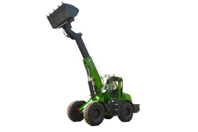 China 2,5 movimentação de quatro rodas de Ton Telescopic Small Bucket Loader 60KW à venda