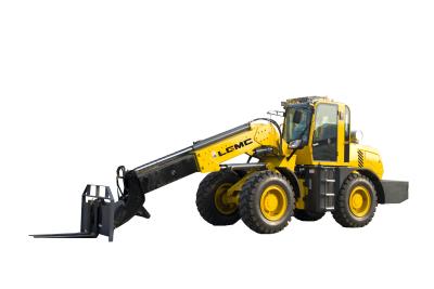China 2,5 movimentação de quatro rodas de Ton Telescopic Small Bucket Loader 60KW à venda