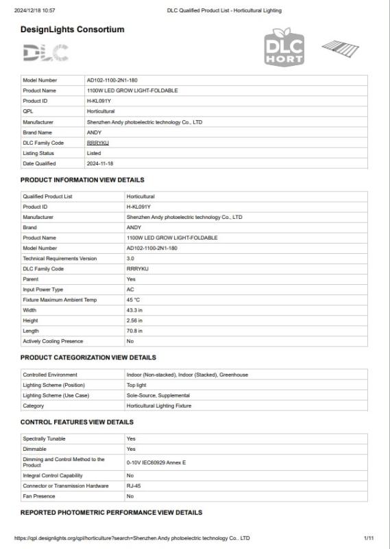 DLC - Shenzhen Andy photoelectric technology Co., LTD
