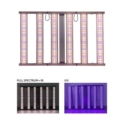 Cina Versione larga 1500w LED Grow Light Full Spectrum Per sale di coltivazione / serre interne in vendita