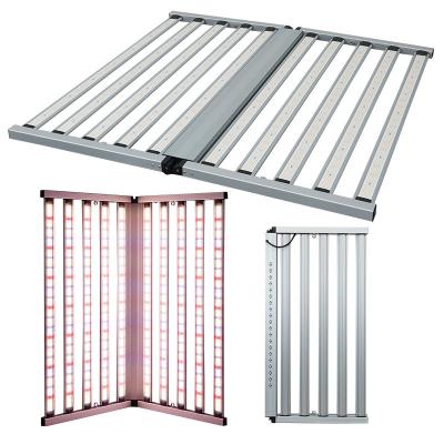 China Foldable 10 Bars 1000W Led Grow Light Full Spectrum Lamp Wholesale Hot Sale LM301h LM301b LM281B for sale