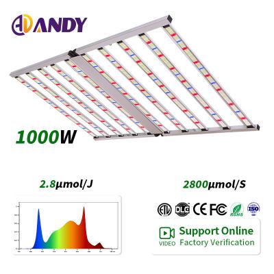 中国 フルスペクトル 1000W LED 成長ライト 商用トマト 4X6FT 植物光 室内植物用水栽培 販売のため
