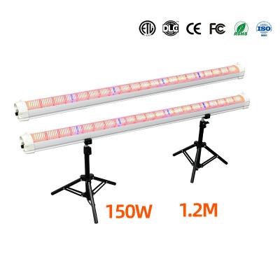 China Due vie sotto il baldacchino luci di crescita 150W 4 piedi pieno spettro LED luci di crescita for sale