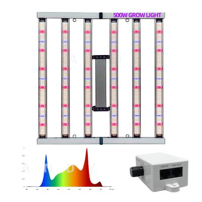 China Copertura interna 4x4 ft Dimmabile Full Spectrum 500W Led Growing Light Bar per impianti medici vegetali for sale