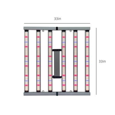 Cina Copertura interna 4x4 ft Dimmabile Full Spectrum 500W Led Growing Light Bar per impianti medici vegetali in vendita