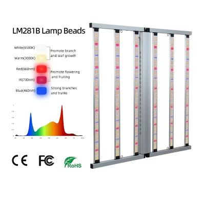 中国 全スペクトル 4x4ft 6 Bar 640W LED 成長ライト ANDY ベスト 商用折りたたみ SAMSUNG LM281B 室内植物用固定装置 販売のため