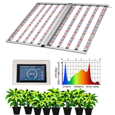 China 4x6ft Full Spectrum 10 Bar LED Grow Light 1000W Commercial SAMSUNG LM301H LM281B for Veg Fruit Tomato Microgreen for sale