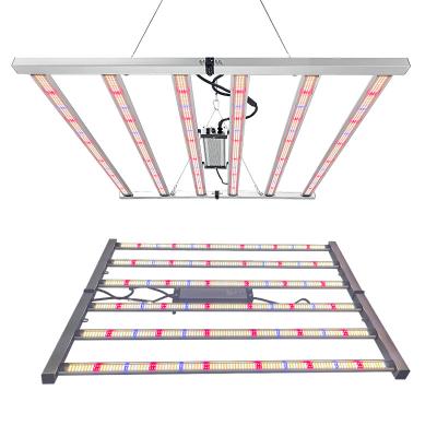 中国 フルスペクトル 4×4フィート 6バー 720W LED成長ライト 高効率 SAMSUNG LM281B 室内植物栽培用 販売のため