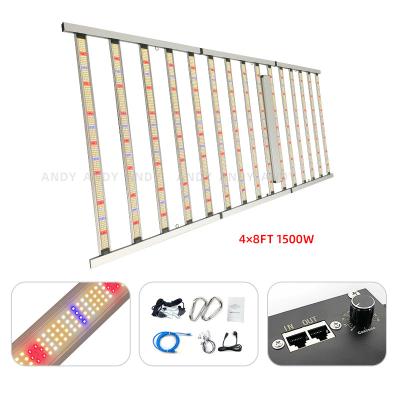 China ANDY Full Spectrum 15 Bar 1500W LED Lampada per Coltivazione di Piante ad Alta Efficienza PPE Samsung LM281B LM301H EVO Chips Sunlike per Semina, Vegetativa e Fioritura for sale
