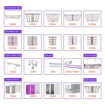 Cina Illuminazione commerciale a LED pieghevole da 1500 W LM301H LM281B Chips impermeabile a 15 bar luci a spettro completo per la coltivazione delle piante in vendita
