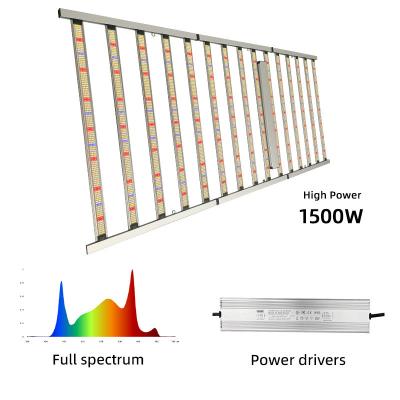 Cina Commerciale LED Plant Grow Light 1500W LM281B 15 Bar Samsung LM301h EVO Grow Light in vendita