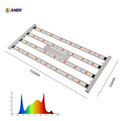 China Commercial 4 Bar 400W LED Plant Grow Light Full Spectrum Wholesale SAMSUNG LM301H LM281B EVO para crescimento interior à venda