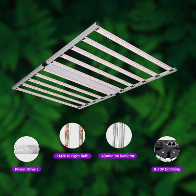 中国 ANDY 1000W 4×6フィート 10バー LED 育成ライト フルスペクトル SAMSUNG LM301H LM281B チップス 調光可能 野菜 花 植物用 販売のため