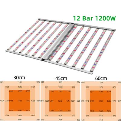China 12 bar 1200W luci di crescita a LED per le piante da interno for sale