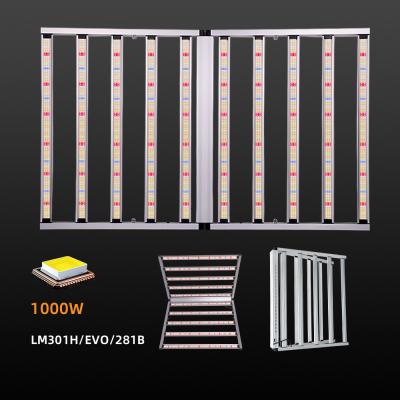 China 10 Bars Full Spectrum Led Grow Light 1000W Indoor Plant Greenhouse Commercial Grow Tent Kit Samsung for sale