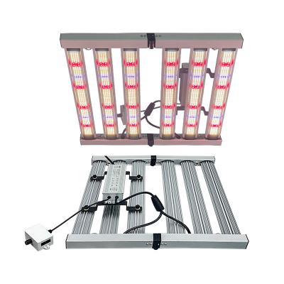 China Hydroponic Plant Growth Full Spectrum Daisy Chain Dimmable Led Grow Light 320W With Lm281b Lm301b Lm301h Beads for sale