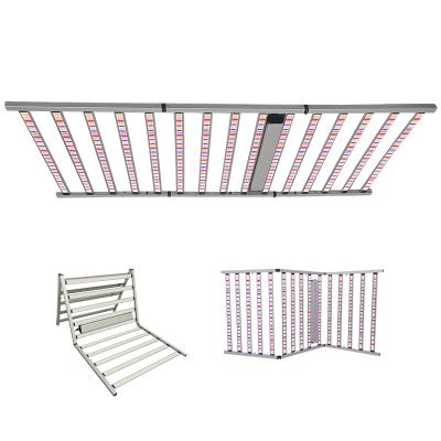 Cina Fabbrica Due Canali Dimmabile Pieghevole 1600W Samsong LM301H 281B EVO Led Grow Light Bar con UV IR in vendita