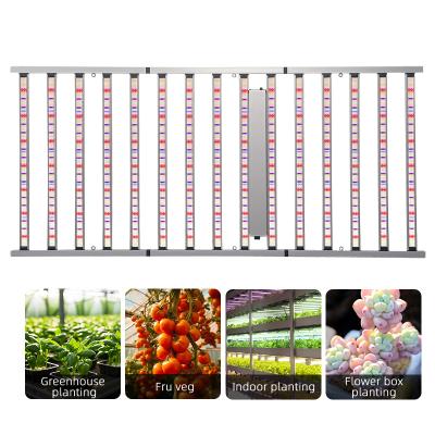 Cina Fabbrica Due Canali Dimmabile Pieghevole 1600W Samsong LM301H 281B EVO Led Grow Light Bar con UV IR in vendita